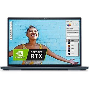 Dell Inspiron 16 Plus Laptop, 16.0'' 3K (3072x1920) 16:10 Display, Intel Core i7-12700H (up to 4.70 GHz), NVIDIA GeForce RTX 3050Ti Graphics, 16GB DDR5 RAM, 512GB SSD, Windows 11 Home, Dark Green