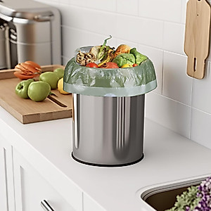 Small Trash Bags 125 Count, Zeuste No-Tearing 2.6-3 Gallon Trash Bag 70% PCR Content Drawstring Small Trash Bags Bathroom Trash Bags Separated Unscented 2 Gallon Trash Bag for Office, Kitchen, Pet