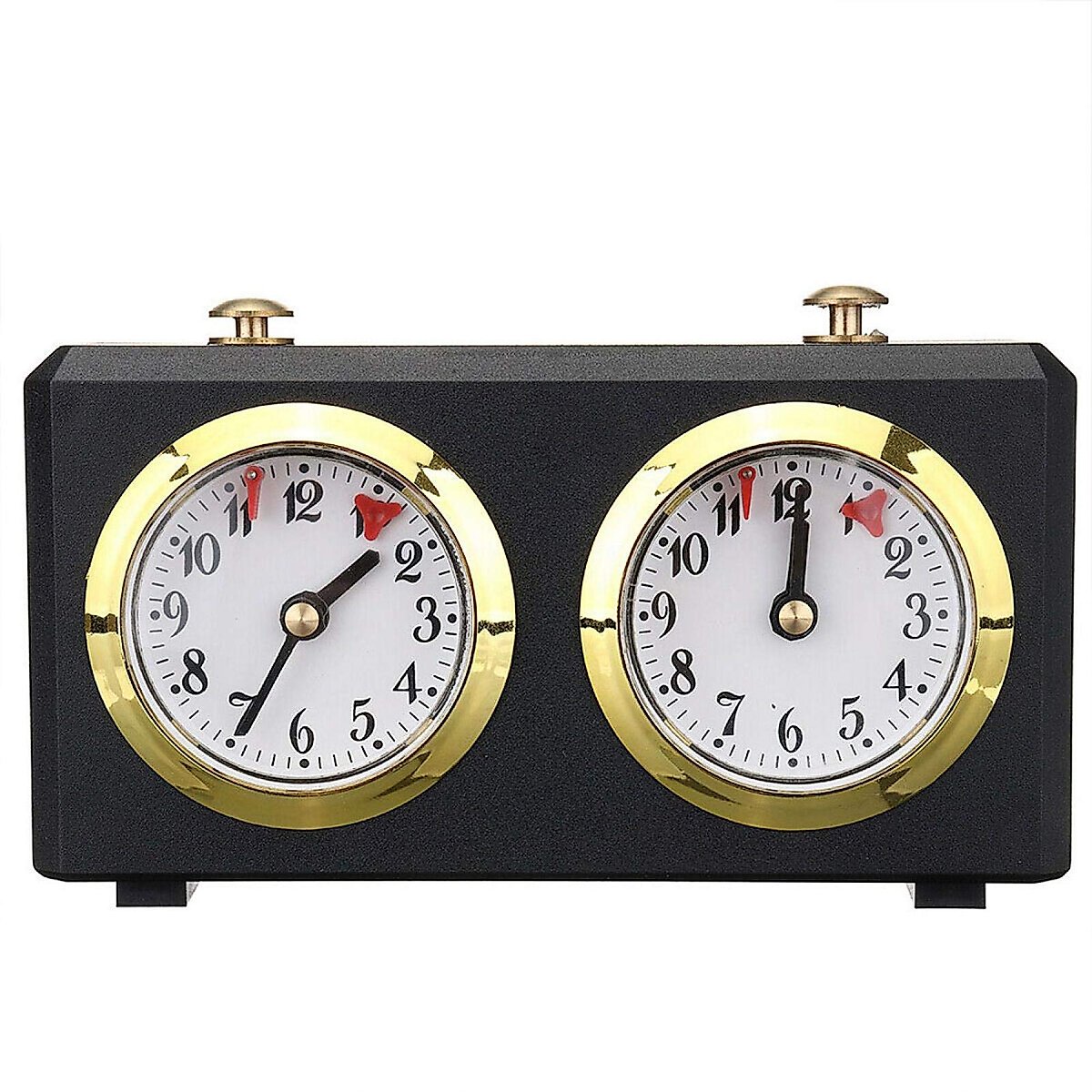 Chess Timer, Professional Competition Mechanical Analog Chess Clock, I-GO Count Up Count Down Timer, for Chinese Chess, International Chess & I-GO