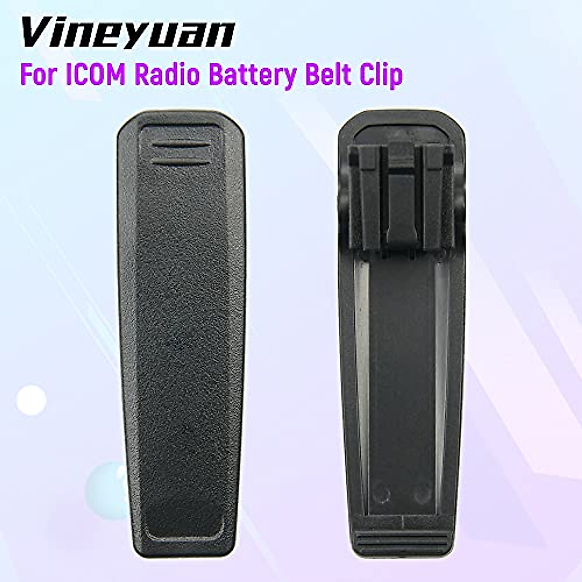 Walkie Talkie Belt Clip for ICOM BP-279 BP-280 BP-280LI Radio/Battery(10 Pcs)
