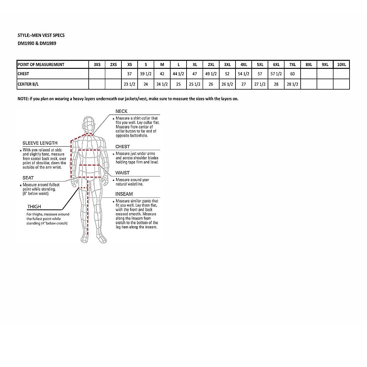 Milwaukee Leather DM1990 Men's Black 10 Pocket Side Lace Denim Vest - 4X-Large