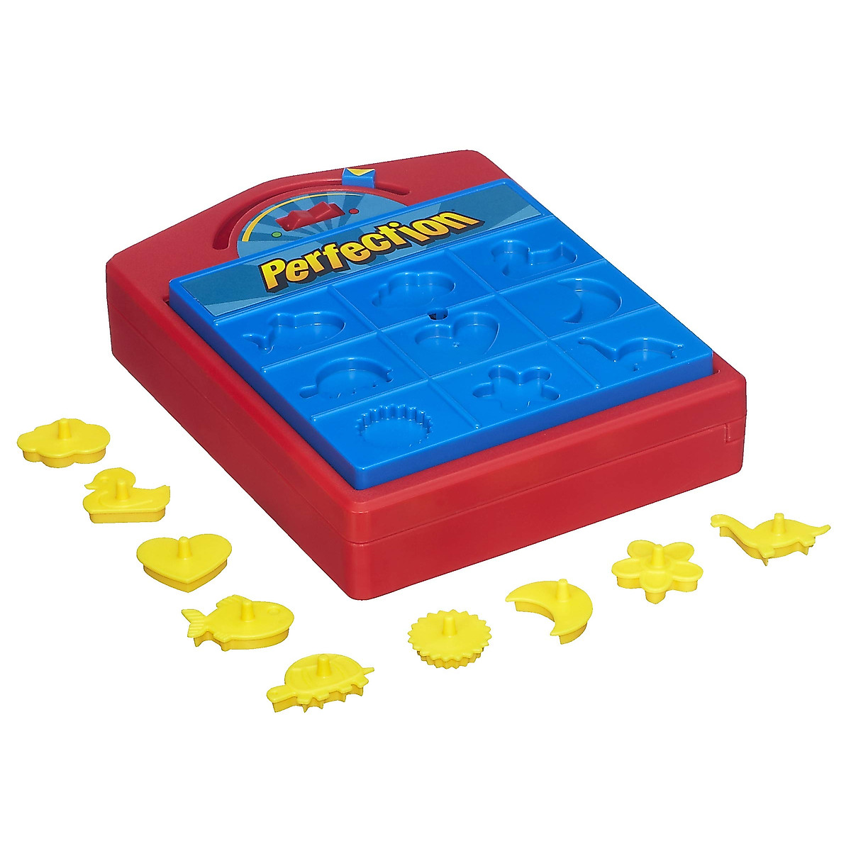 Hasbro Gaming Perfection Popping Shapes and Pieces Game for Kids Ages 4 and Up