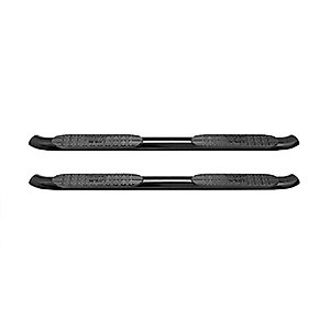 Westin 21-23725 Pro Traxx 4 Oval Nerf Step Bars fits 2014-2018 Silverado Sierra 1500 Crew Cab 2015-2019 Silverado Sierra 2500 3500 Crew Cab Black 1 Pair