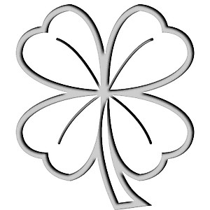 Four Leaf Clover Personalized Stemless Wine Glasses, 8.8 oz Laser Engraved Custom St. Patrick's Day Wine Glass Gift, Engraving Included