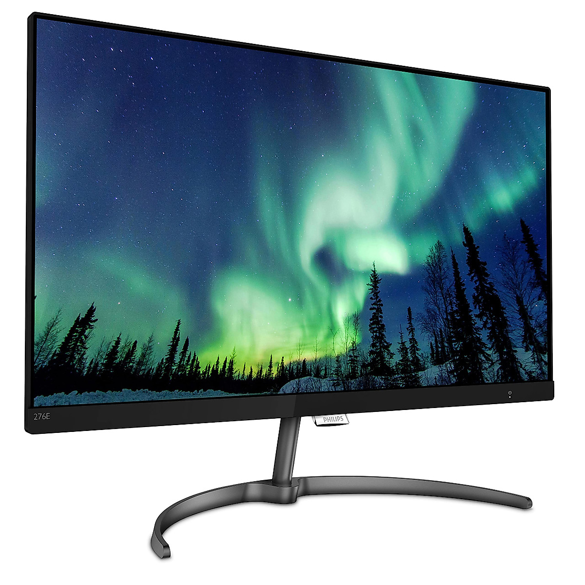 Philips 276E8VJSB 27" Monitor, 4K UHD IPS, 1 Billion+ Colors, Ultranarrow Borders, Lowblue, Multiview, 4Yr Advance Replacement Warranty
