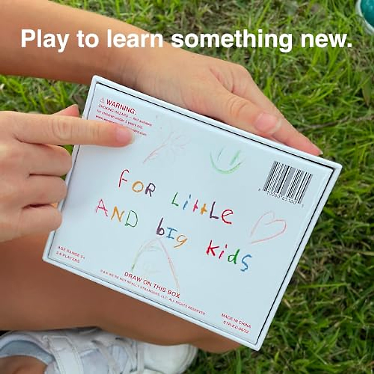 WE'RE NOT REALLY STRANGERS Kids Edition Card Game - 150 Conversation Cards for Kids, Adults,Teens,Couples & Strangers – Fun Family Party Time for Game Night or Kid’s Parties,Ages 5+,2-6 Players