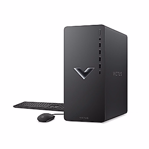 HP Gaming Premium Desktop | AMD Ryzen 7 5700G(Beat i7-1255U) | 32GB DDR4 | 512GBSSD | AMD Radeon RX 6600XT | Windows 11 Pro | Black | Bundled with Mouse Pad