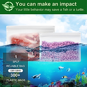 SPLF 4 Pack Leakproof Clear Toiletry bags, TSA Approved Quart Size Zipper Bags, BPA Free Travel Makeup Cosmetic Bags for Women Men, Carry on Airport Airline Compliant Bags