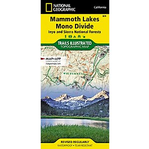 Mammoth Lakes, Mono Divide Map [Inyo and Sierra National Forests] (National Geographic Trails Illustrated Map, 809)
