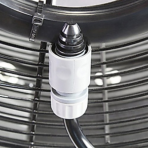 Ventamatic CDMP 1420BLU 14" Premium Misting Fan, 20 Gal Cooler, Blue/Black