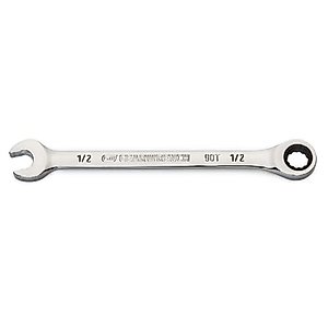 GEARWRENCH 1/2" 4 Degree Swing Arch 12 Point Ratcheting Combination Wrench - 86945