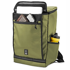 Chrome Industries Volcan 15 Inch Laptop Backpack - Daypack Bag, Black Tarp, 31 Liter