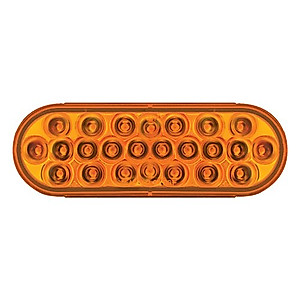 GG Grand General 78230BP Oval Pearl Amber/Amber 24 LED Sealed Park/Turn Light