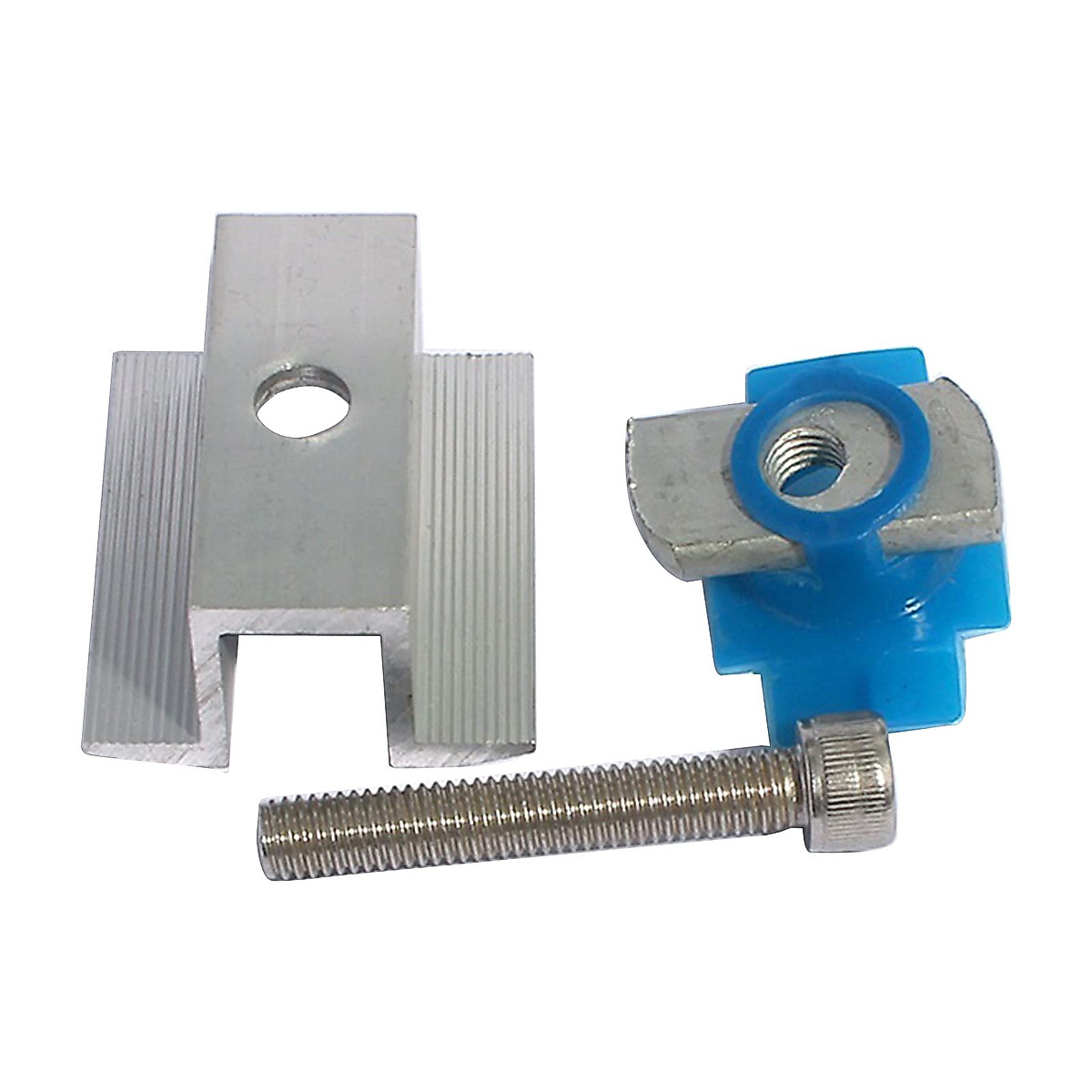 10 Pcs Adjustable Solar Panel Mounting Bracket Clamp Wide Photovoltaic Support Mid Clamps Bracket for Solar Panel System pv photovoltaic mounting Bracket