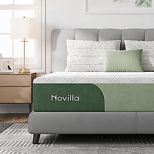 Novilla 12 Inch Full Size Mattress Gel Memory Foam Mattress in a Box with Cooling Gel Foam for Pressure Relief Medium Plush Feel Mattress Full Bed Mattress