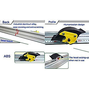 Manual Sliding KT Board Paper Trimmer Cutting Ruler, Photo Paper Cutter Ruler, Photo PVC PET Cutter with Ruler (51"=1300mm)
