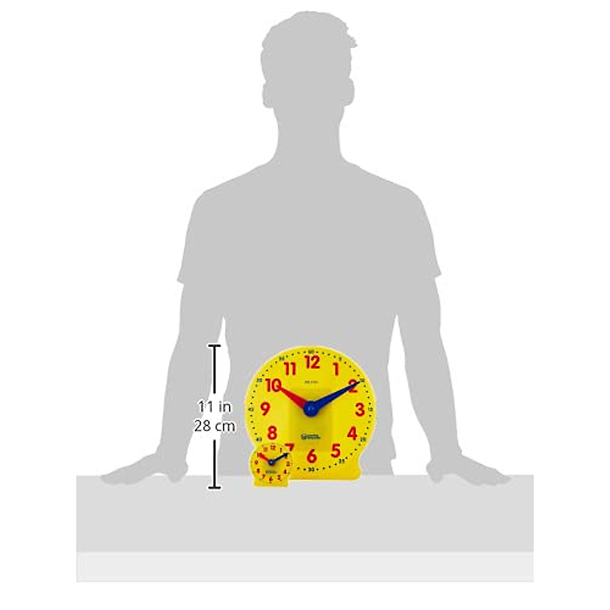 Learning Resources Classroom Clock Kit -25 Pieces, Ages 5+ Clock for Kids, Learning to Tell Time, Clocks for Teaching Time, Teacher and Classroom Supplies