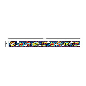 Teacher Created Resources Superhero Straight Border Trim (5586)