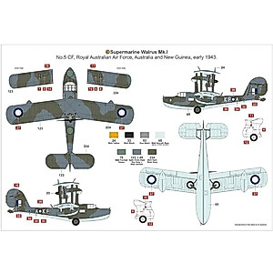 Airfix Model Airplane Kit Gift Set - A09183 Supermarine Walrus Mk.I, Plastic Plane Model Kits for Adults & Kids 14+, Skill Level 3, 1:48 Scale WW2 Military Aircraft Models - Real Aeroplane Models