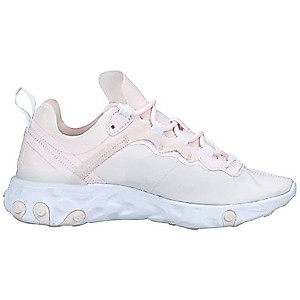 Nike Women's React Element 55, Pale Pink / White, 7.5