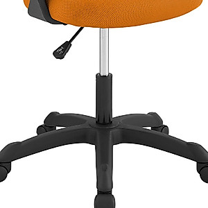America Luxury - Chairs Modern Contemporary Urban Design Home Business Office Furniture Work Desk Chair, Fabric, Orange