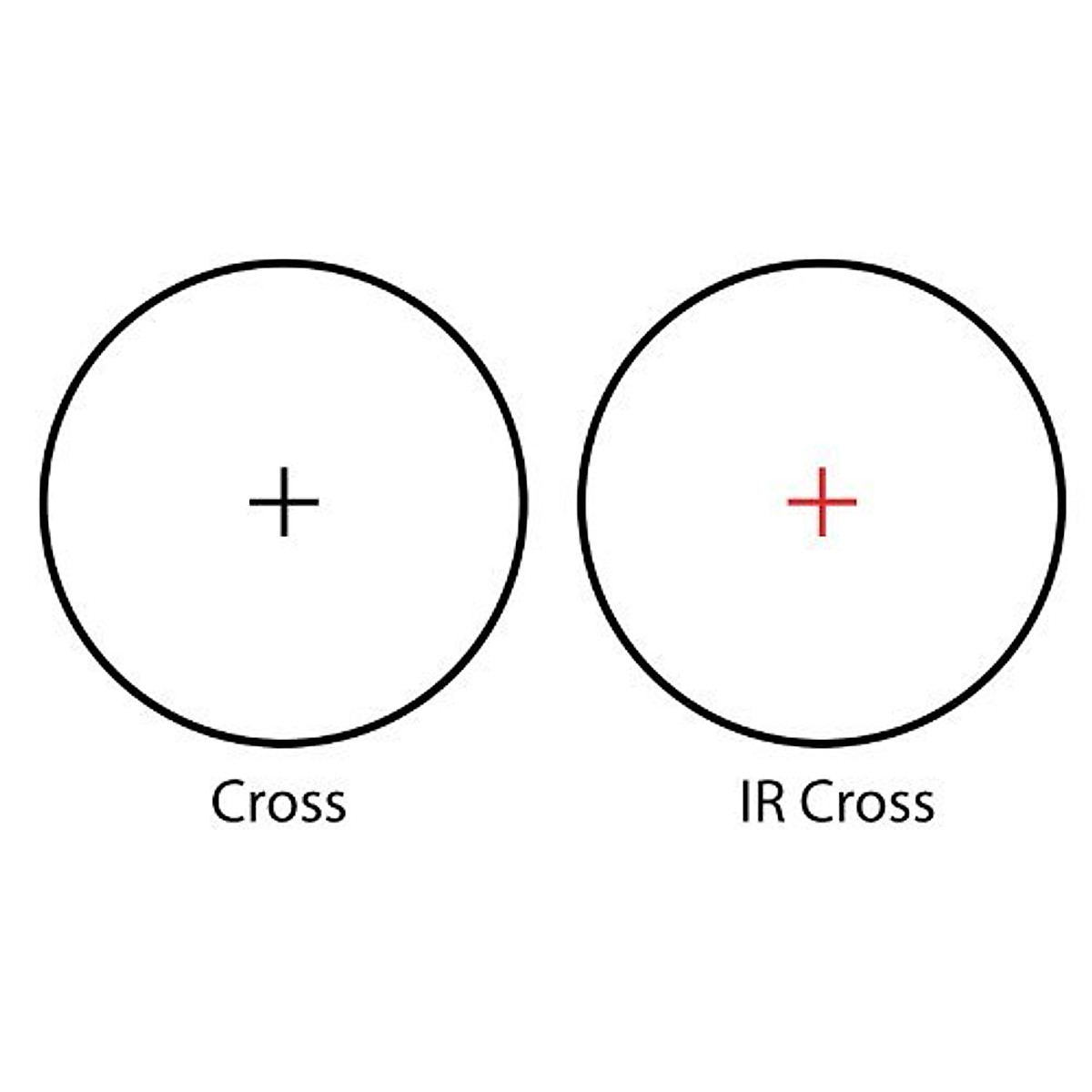 Ade Advanced Optics BE1-3X30IR Premium Illuminated Red Cross Electro Sight Riflescope, 1-3x 30mm