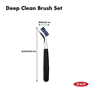 OXO Good Grips Deep Clean Brush Set, Blue