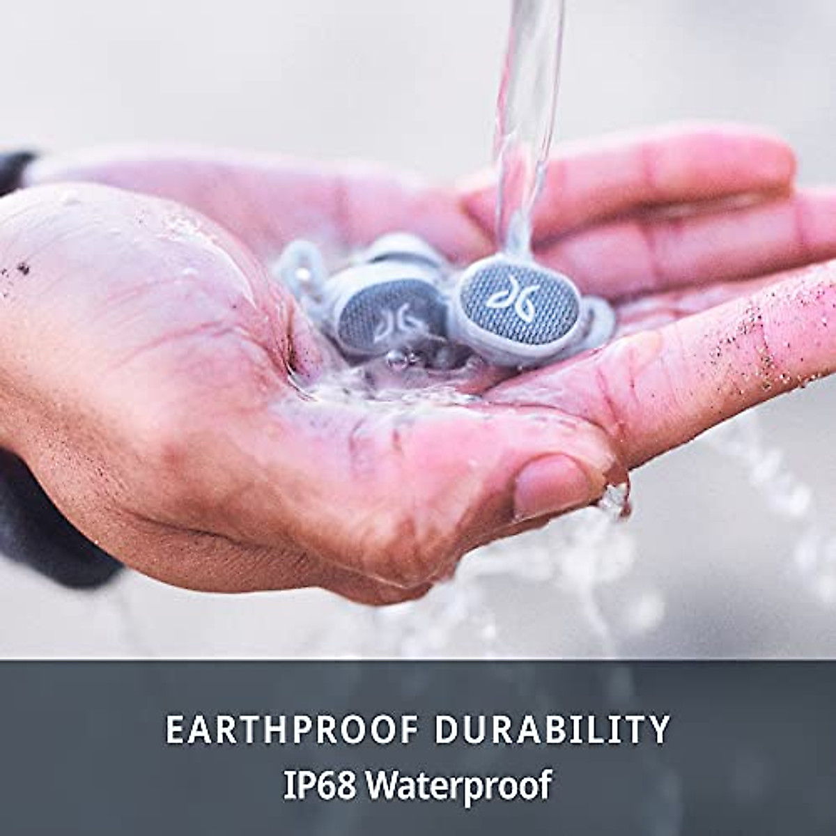 Jaybird Vista 2 True Wireless Sport Bluetooth Headphones With Charging Case - Premium Sound, ANC, Sport Fit, 24 Hour Battery, Waterproof Earbuds With Military-Grade Durability - Gray