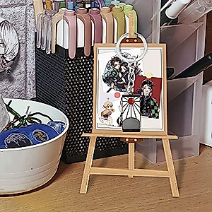 Anime Cosplay Keychain with Earrings for Tanjirou, Metal