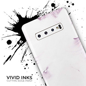 DesignSkinz Marbleized Swirling Pink Border v5 Protective Vinyl Decal Wrap Skin Cover Compatible with The Samsung Galaxy S20 (Screen Trim & Back Glass Skin)