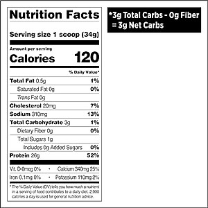 Quest Nutrition Salted Caramel Protein Powder, 26g Protein, 1g Sugar, Low Carb, Gluten Free, 1.6 Pounds, 24 Servings