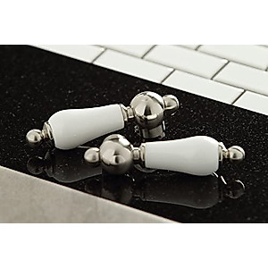 Kingston Brass KS1178PL Heritage 8-Inch Kitchen Faucet Without Sprayer, Brushed Nickel