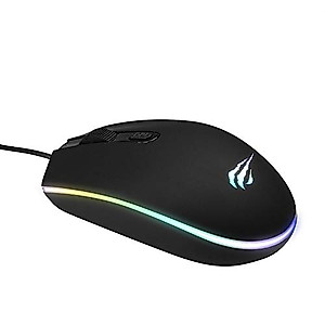 MS1003 Gaming Mouse with Retro RGB and USB Lighting, Up to 1200 DPI