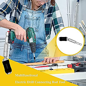 MXiiXM® Flexible Drill Bit Extension Pivot Bit Holder Set, 3Pcs Drill Bit Holder and 2Pcs Hex Pivoting Bit Tip Holder with Ring, Flexible Magnetic Screwdriver Bit for Tight Spaces or Corners