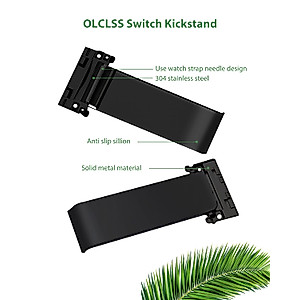 OLCLSS Kickstand Replacement Part for Nintendo Switch, Back Shell Kickstand Holder Mainframe Back Bracket Repair Tool Kit for Nintendo Switch Console