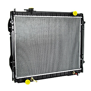 Rubivel 1778 Radiator Compatible with 1995 1996 1997 1998 1999 2000 2001 2002 2003 2004 Toyota Tacoma DLX SR5 Base Pickup 2.4L 2.7L 3.4L L4 V6, Aluminum Core Plastic Tank Radiator Cooling Radiator