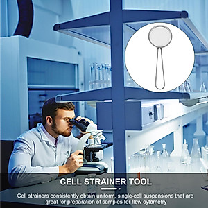 100 Fine Mesh Sieve Strainer, Mesh Stainless Steel Cell Strainer Cell Filter Standard Test Sieve Sanitary Fittings for Laboratory