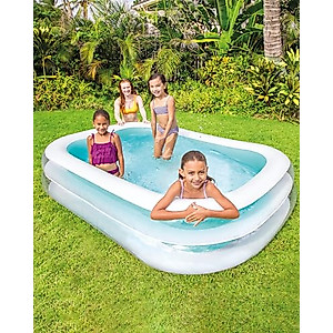 Intex Swim Center Family Inflatable Pool, 103" X 69" X 22", for Ages 6+