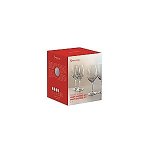 Spiegelau Profi Tasting Glass-Set of 4, 15.2x15.2x18.8 cm, Transparent, 4 Count
