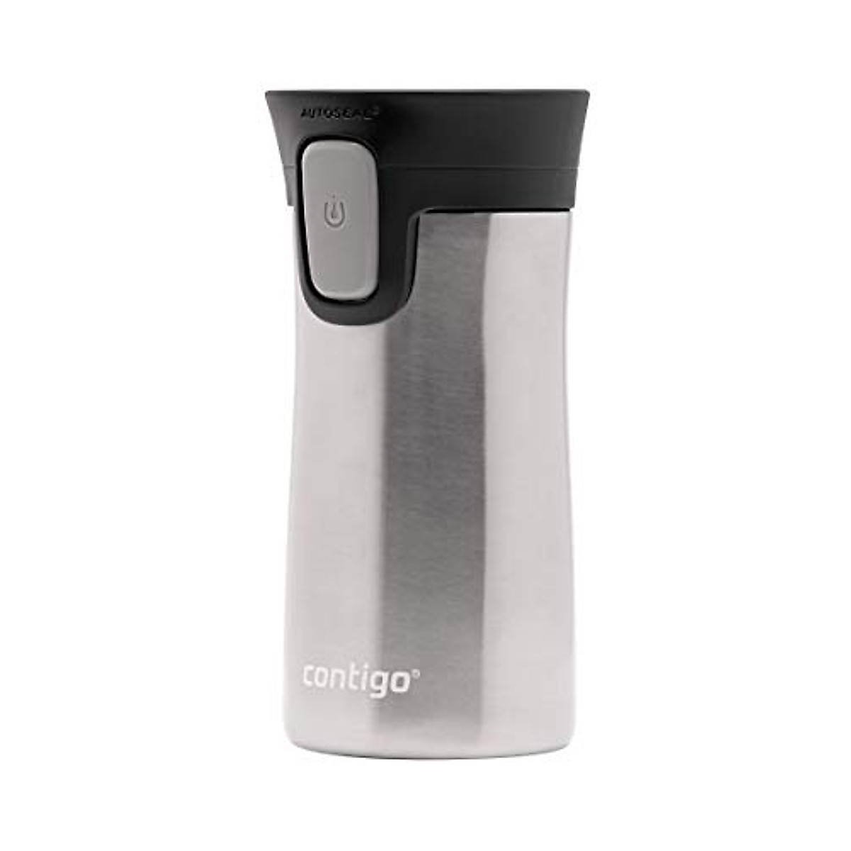Contigo Unisex's Pinnacle Autoseal Thermobecher, Edelstahl-Reisebecher, Isolierbecher, auslaufsicher, Kaffeebecher to Go, Travel Mug mit Easy-Clean-Deckel, BPA-frei, 300 ml, Stainless Steel