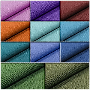 BECHAEO Waterproof Canvas Upholstery Fabric by The Yard 58" Wide 600 Denier Water Resistant Oxford Polyester Material Outdoor Fabric for DIY Sewing Chair Cushion Awning Bag, Burnt Orange