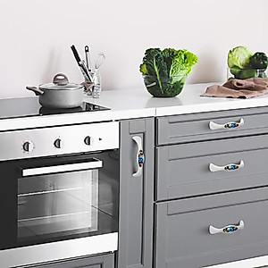 Pull Handle Fence Handle Long Cabinet Handles for Interior, Closet, Drawer, Outdoor, Garage, Pirate Sea Boat