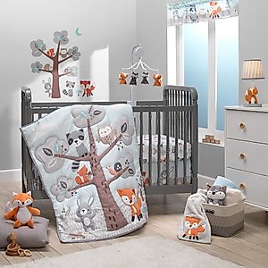 Bedtime Originals Woodland Friends 3Piece Crib Bedding Set, Multicolor