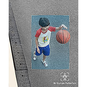 eufy security Floodlight Camera E with Built-in AI, 2K Resolution, 2-Way Audio, No Monthly Fees, 2000-Lumen Brightness, Weatherproof, Existing Outdoor Wiring and Weatherproof Junction Box Required