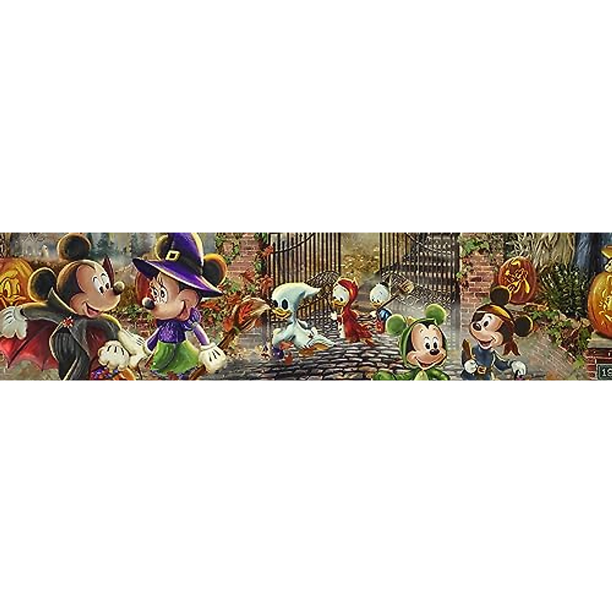 Ceaco - Thomas Kinkade - Disney - Mickey and Minnie Halloween Fun - 1000 Piece Jigsaw Puzzle