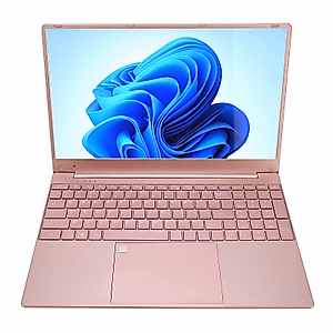 EBTOOLS 15.6 Inch Laptop, 16GB RAM 128G ROM 4 Cores Portable Laptop, IPS HD Large Screen, 2.4G 5G WiFi, Fingerprint Unlock, for Windows 10