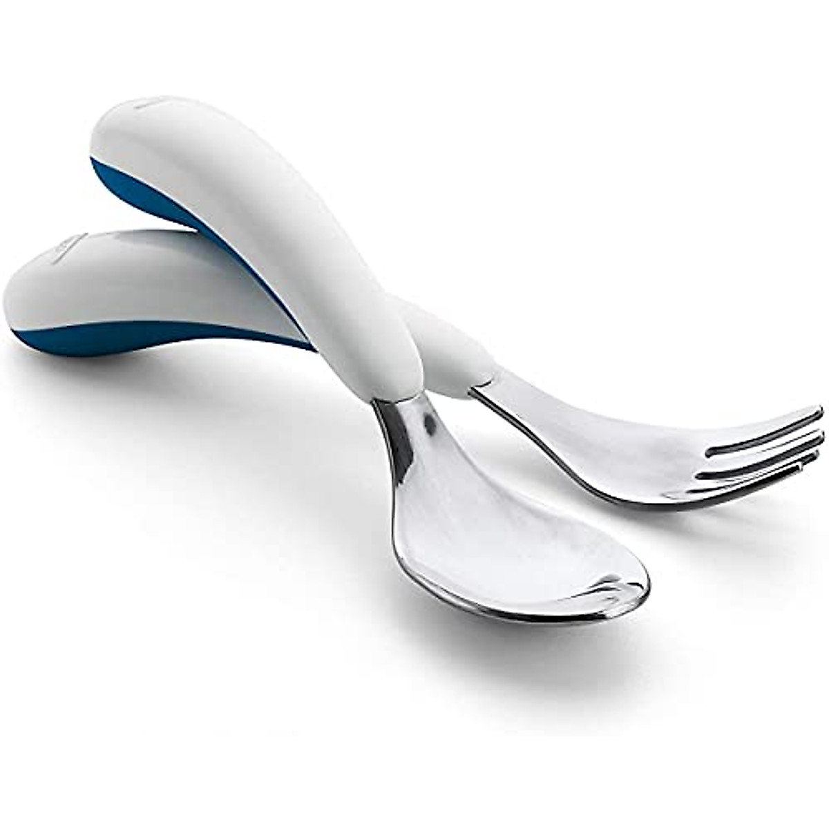 OXO Tot Training Fork and Spoon Set, Teal/Navy (2 Pack) …