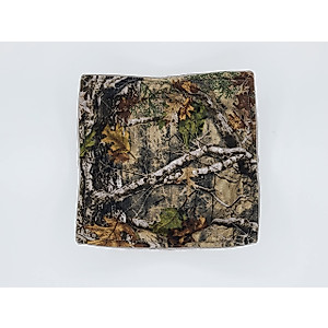 Camouflage Microwave Bowl Cozy Camo Reversible Microwaveable Potholder Timber Oak Leaf Bowl Buddy Hunt Lodge Man Cave Country Cabin Real Tree Manly Kitchen Linens Handmade Guy Gifts Under 10