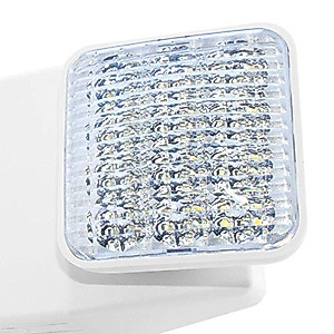 LFI Lights - UL Certified - Hardwired LED Standard Emergency Light - Square Head - EL2WBB