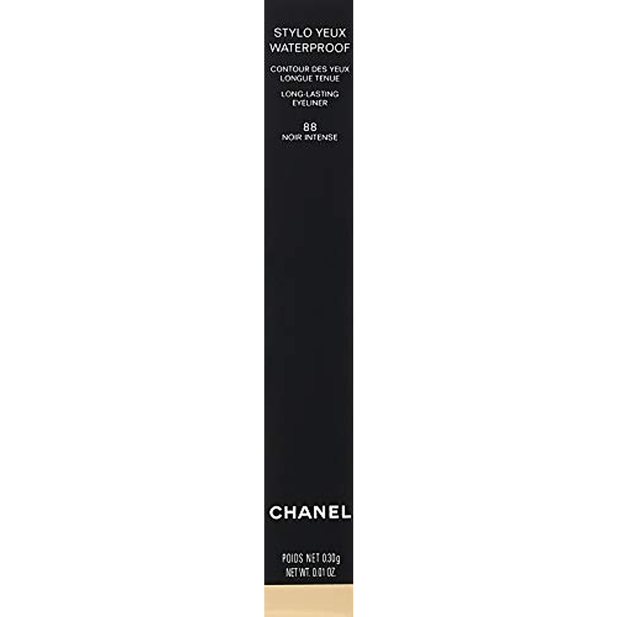 Chanel Stylo Yeux Waterproof Long-lasting Eyeliner - # 88 Noir Intense By Chanel for Women - 0.01 Ounce Eyeliner, 0.01 Ounce